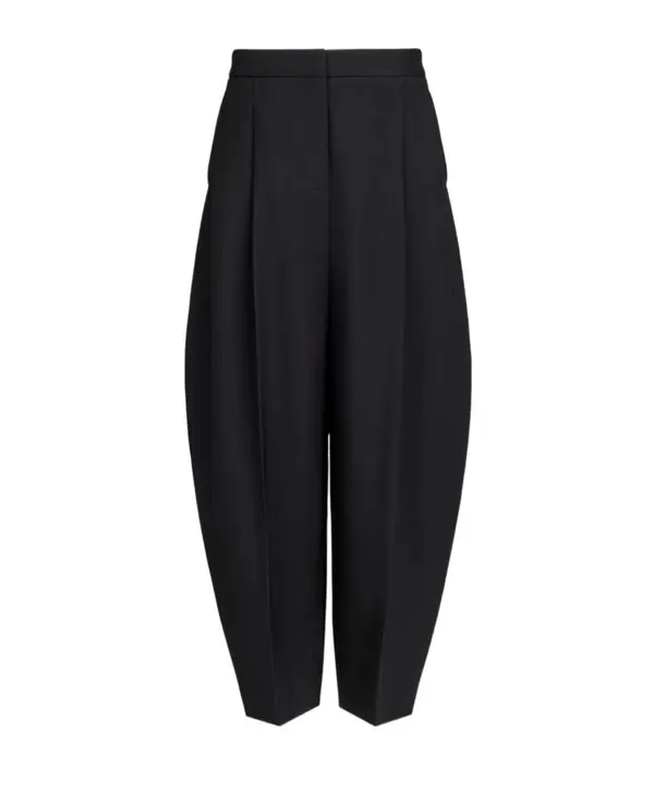 Alaïa Pleated Trousers - Black