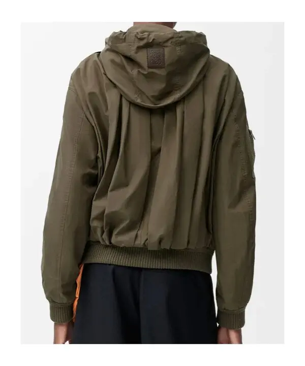Loewe Hooded Utility Jacket - Brown