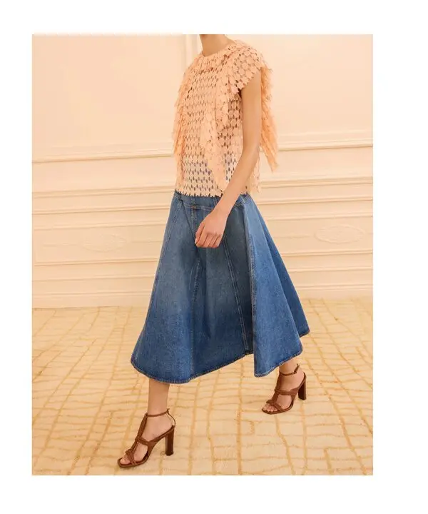Ulla Johnson Ruffled Lace Top