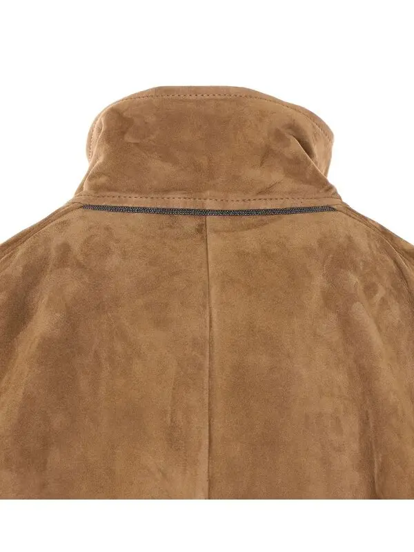 Brunello Cucinelli Suede Safari Jacket