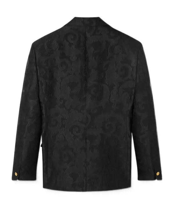 Versace Barocco Pattern Jacquard Blazer