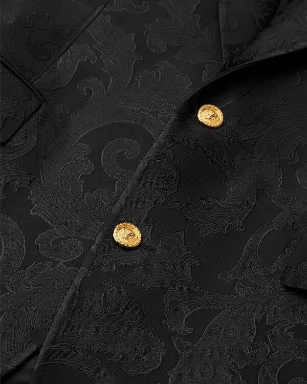 Versace Barocco Pattern Jacquard Blazer