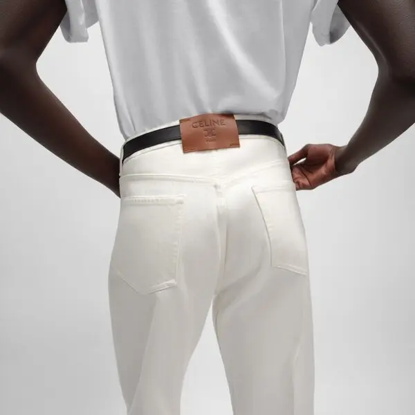 Celine Boyfriend Jeans In Cotton Denim