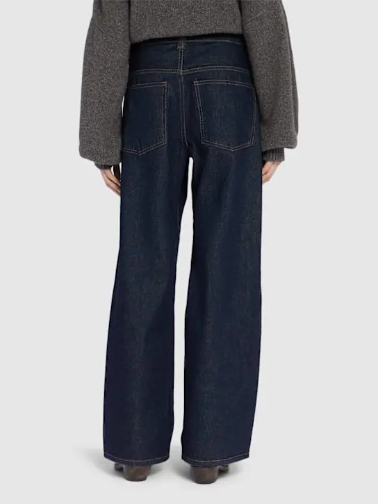 Khaite Winslow Wide Leg Jeans - Black