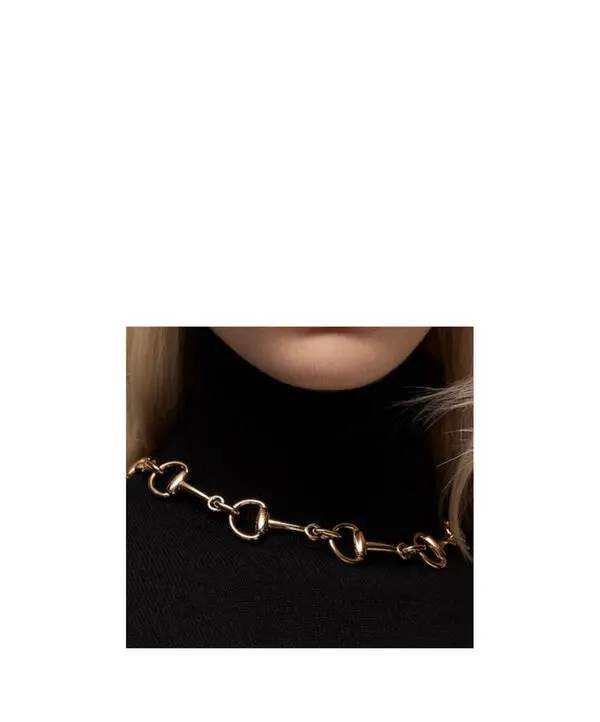 Gucci Horsebit Motif Necklace