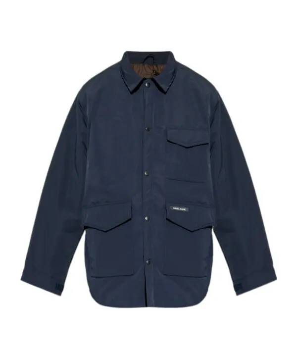 Canada Goose Long Sleeve Shirt Jacket - Navy Blue