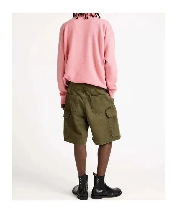 J.W.ANDERSON Twisted Patch Pocket Cargo Shorts - Khaki