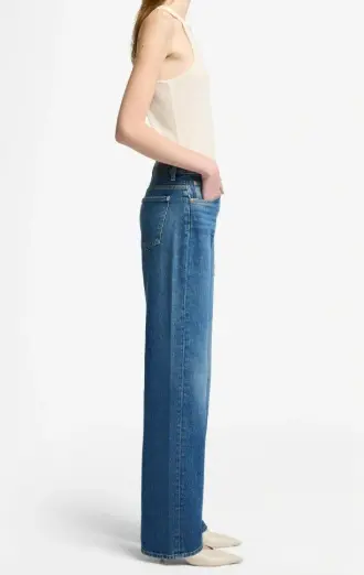 7 For All Mankind Tess Straight-leg Jeans - Blue