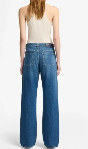 7 For All Mankind Tess Straight-leg Jeans - Blue