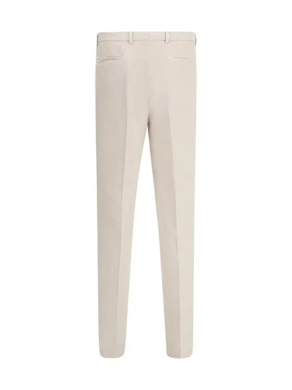 Brunello Cucinelli Leisure-fit Pleated Gabardine Trousers - Nude