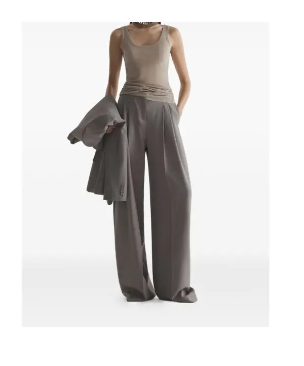 MUGLER Sleeveless Crew Neck Vest