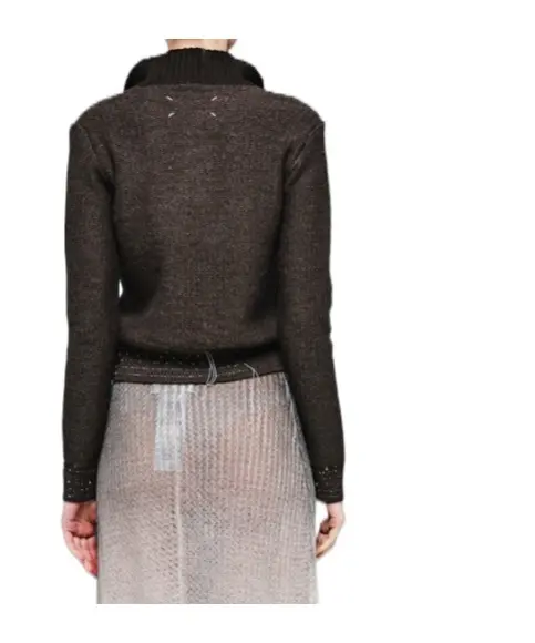 MAISON MARGIELA Half-zip Knitted Jumper