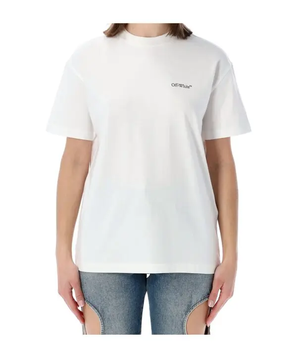 Off-White Flower Arrow Crewneck T-shirt - White