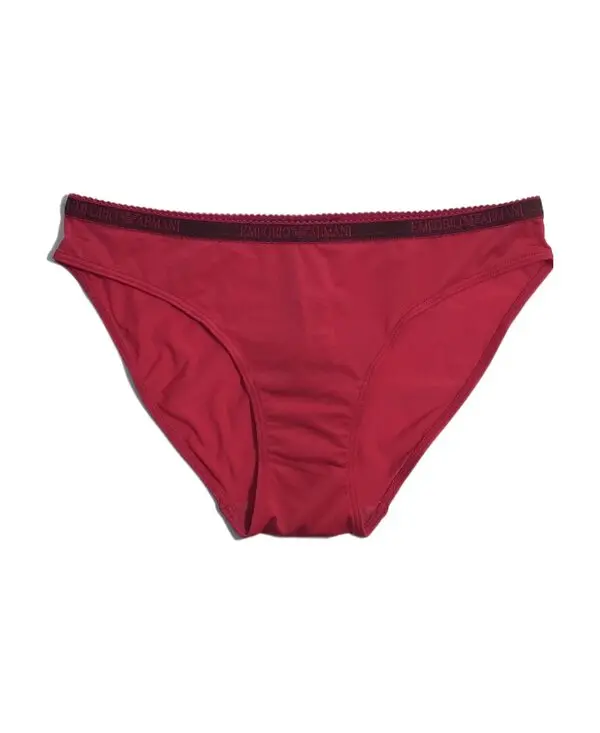 Emporio Armani Logo Briefs Pants - Red