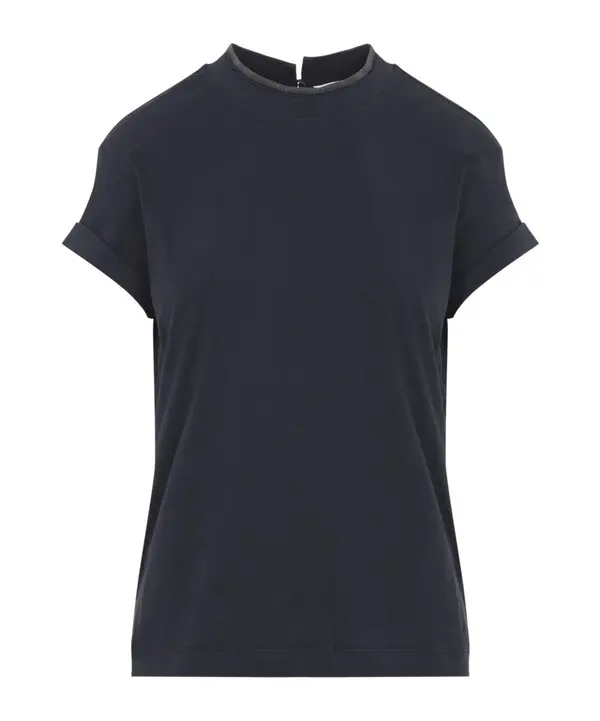 Brunello Cucinelli Embellished Crewneck T-shirt - No