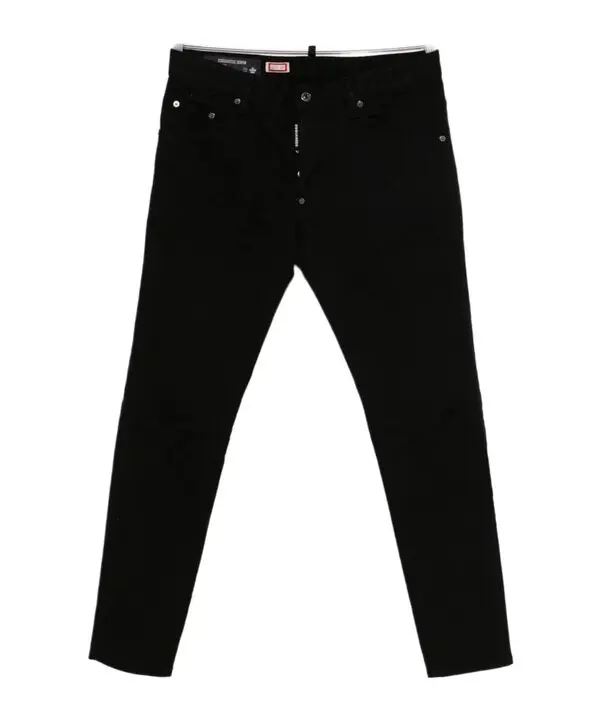 Dsquared2 Skater Rivet Skinny Five-pocket Jeans - Black