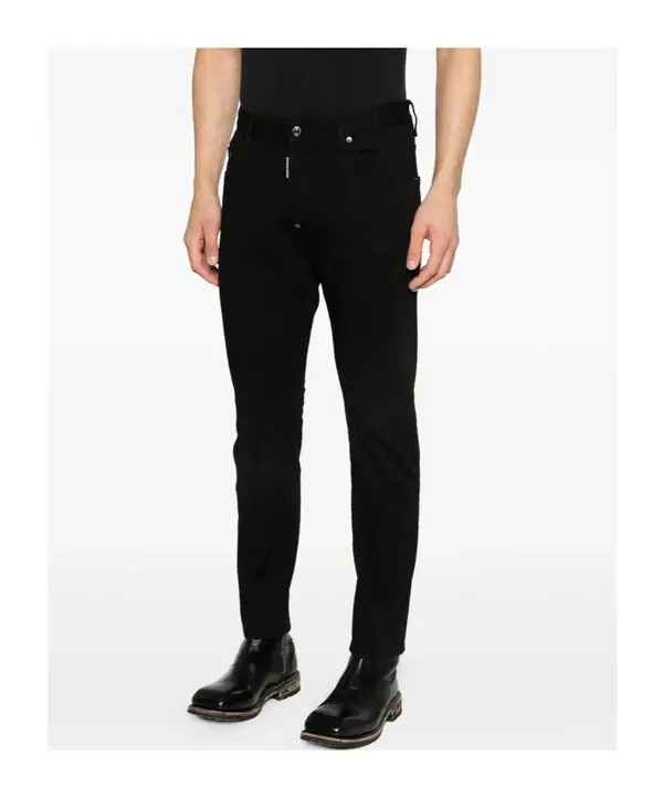 Dsquared2 Skater Rivet Skinny Five-pocket Jeans - Black
