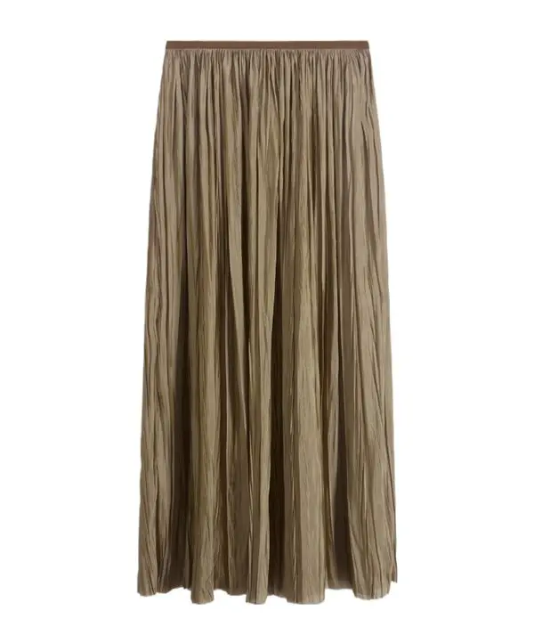 ROBERTO COLLINA Pleated Maxi Skirt
