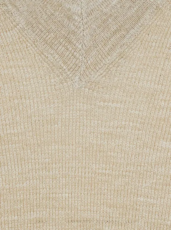 Brunello Cucinelli Rib Knit V-neck Sweater - C6894