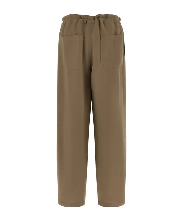 Brunello Cucinelli Tailored Track Trousers With Drawstring - Brown