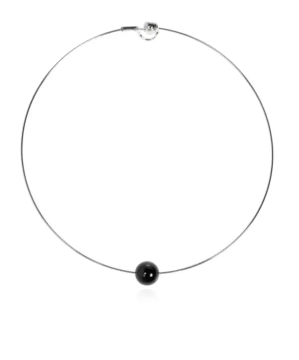 LEMAIRE Embellished Pendant Necklace - White