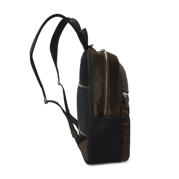 Bally Zippered Backpack With Exterior Pocket - Black