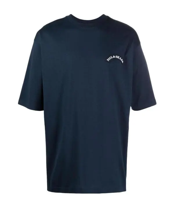 PAUL  SHARK Logo Crew-neck T-shirt