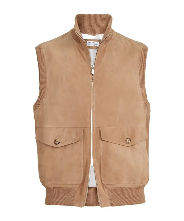 Brunello Cucinelli Padded Vest - Nude