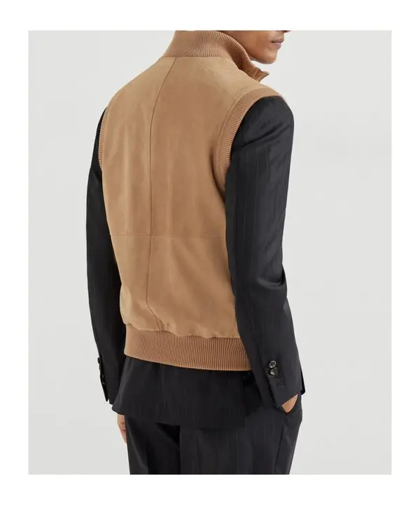 Brunello Cucinelli Padded Vest - Nude