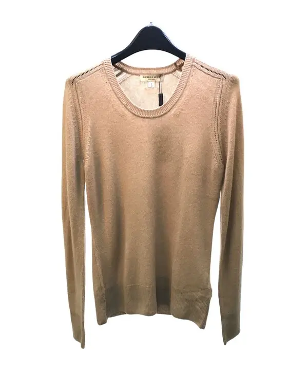 Burberry Round Neck Cashmere Pullover