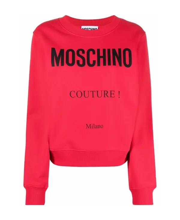 Moschino Print Cotton Sweatshirt