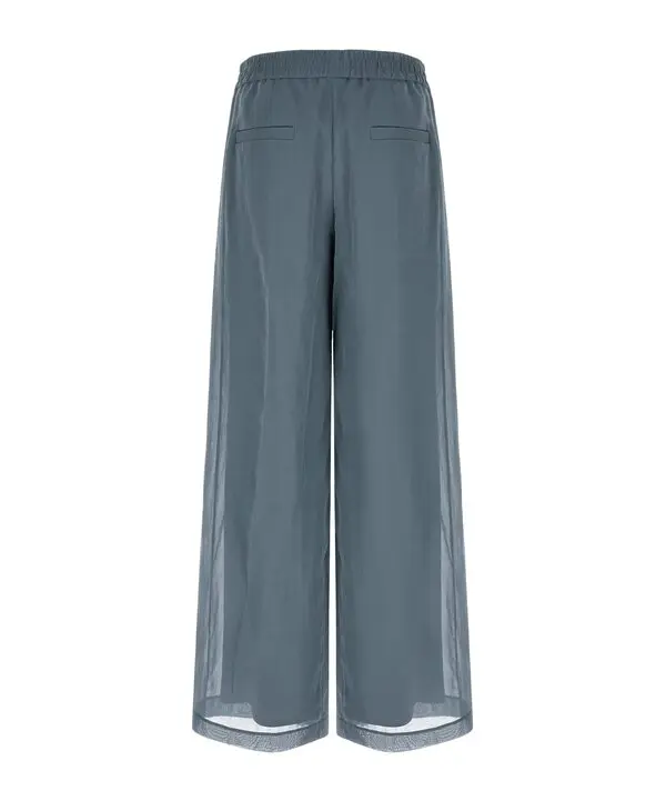 Brunello Cucinelli High-waisted Pleated Wide-leg Trousers