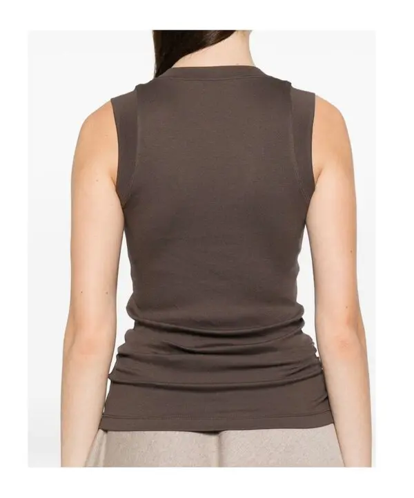 Brunello Cucinelli Embellished V-neck Sleeveless Top