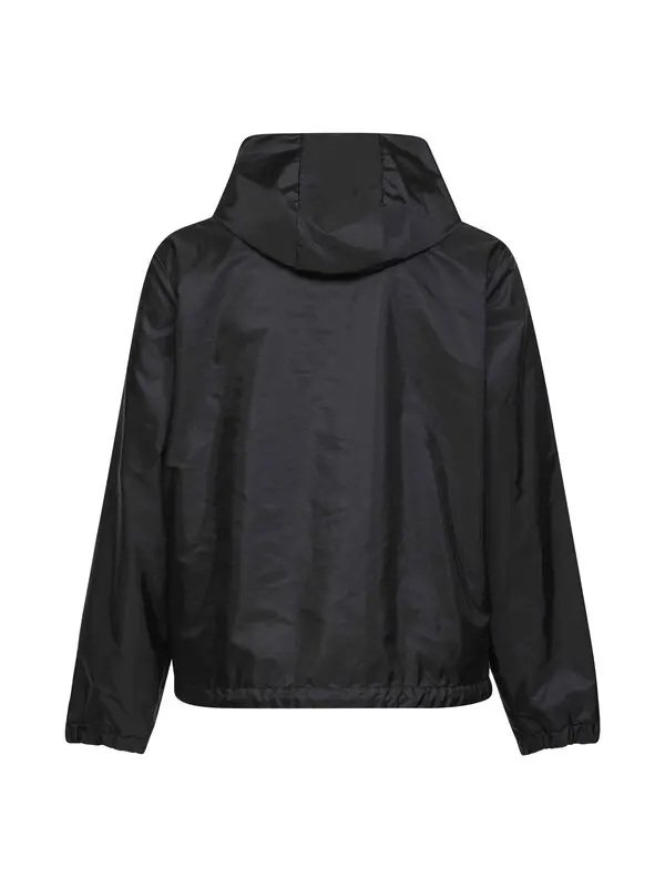 Moncler Logo Patch Zip-up Jacket