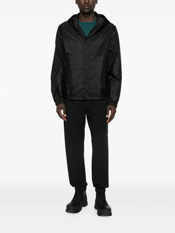 Moncler Logo Patch Zip-up Jacket