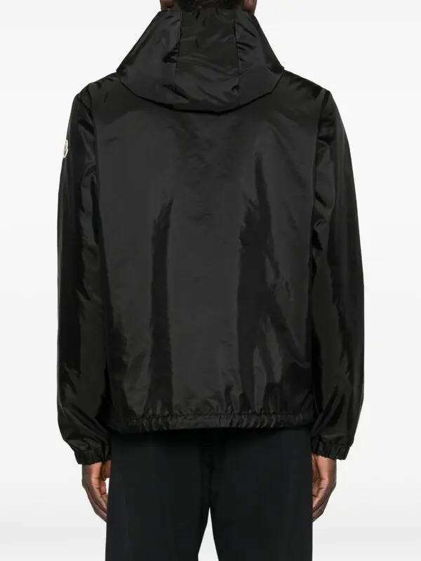 Moncler Logo Patch Zip-up Jacket