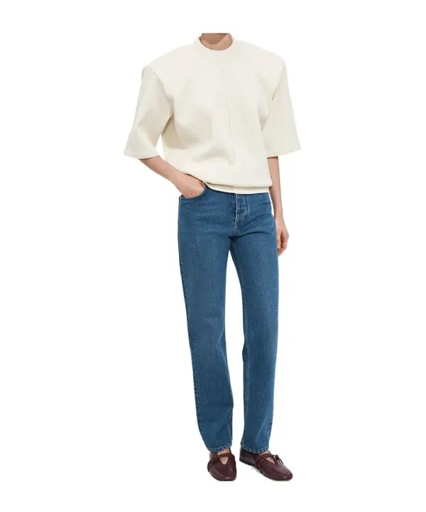 Bottega Veneta Medium Indigo Straight Leg Jeans