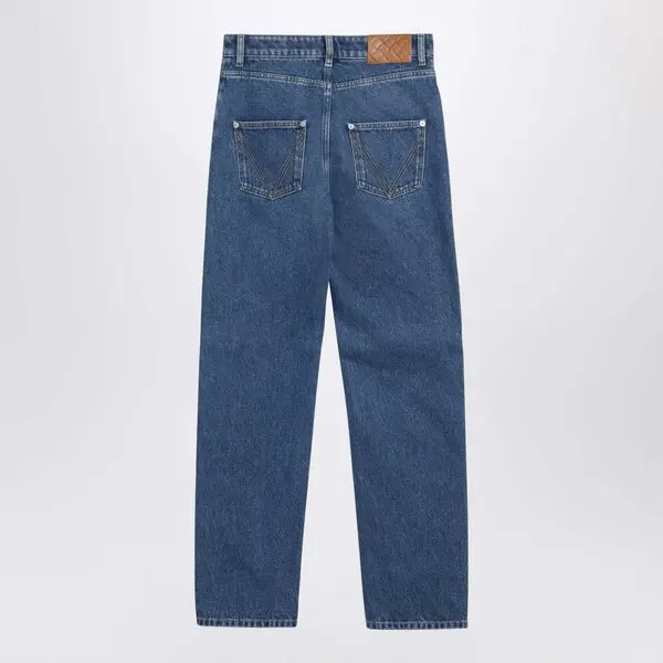 Bottega Veneta Medium Indigo Straight Leg Jeans