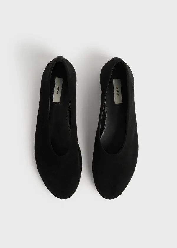 TOTEME Ballerinas - Black