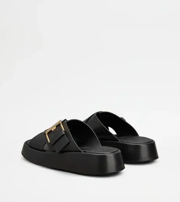 TOD'S Crossover Strap Platform Sandals