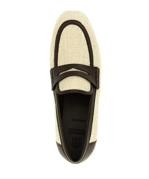 Brunello Cucinelli Raffia Loafers