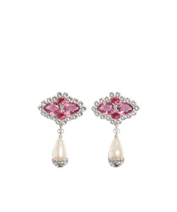 Valentino Garavani Pas Plus Teardrop Earrings - Gray