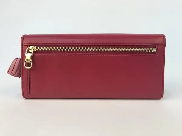 Loewe Zipper Wallet - Red