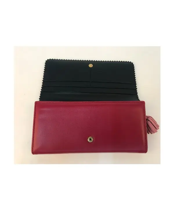 Loewe Zipper Wallet - Red