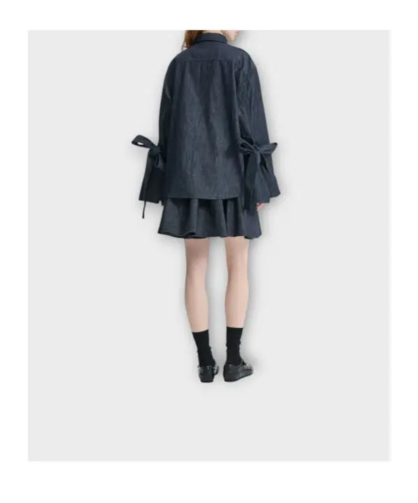 Cecilie Bahnsen Long Sleeve Shirt With Sleeve Ties
