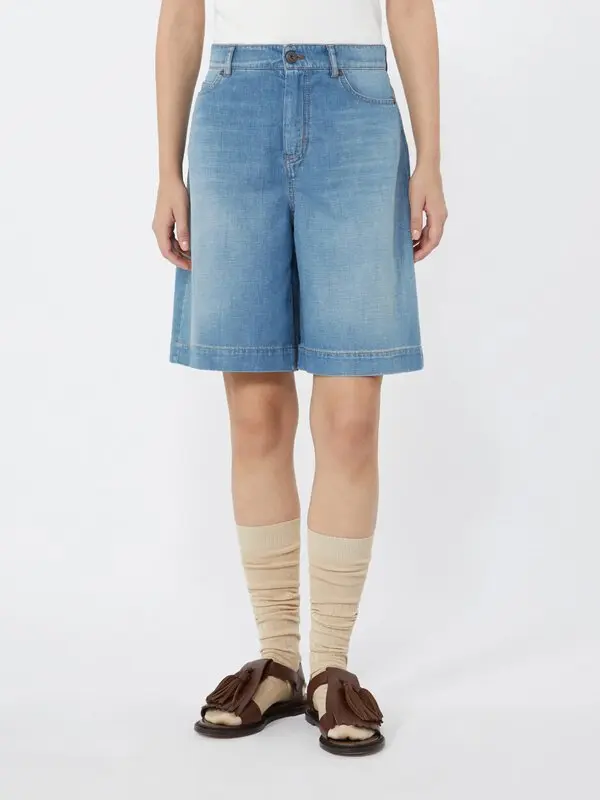 Max Mara Denim Shorts