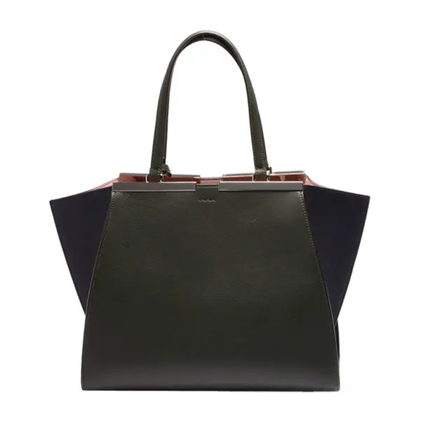 Fendi Logo Detail Handbag - Black