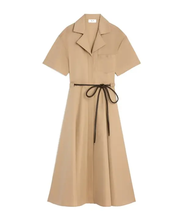 Celine Cotton And Silk Twill Dress