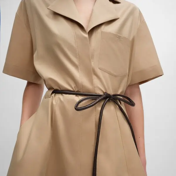Celine Cotton And Silk Twill Dress