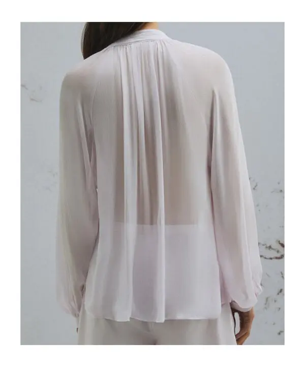 Marella Wide-sleeved Crepon Shirt